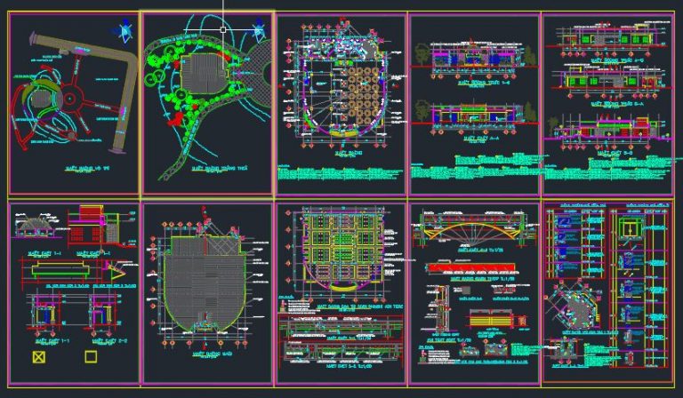 Small Coffee Shop Design Plans CAD Template DWG - CAD Templates