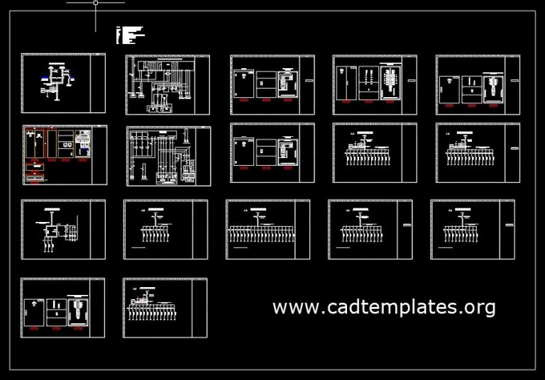 TV Station Shop Drawing Details Autocad Template DWG - CAD Templates