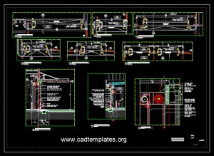 Typical Factory Entrance Detail CAD Template DWG - CAD Templates