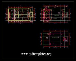 Water Tank Layout Plan and Sections Details CAD Template DWG - CAD ...